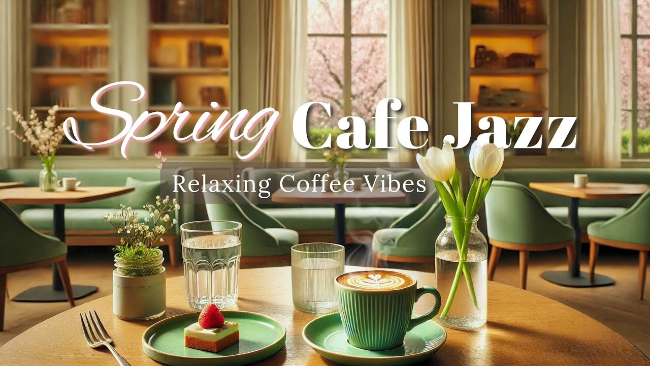 🌸 Spring Café Jazz – Relaxing Coffee Vibes ☕🎶 - YouTube