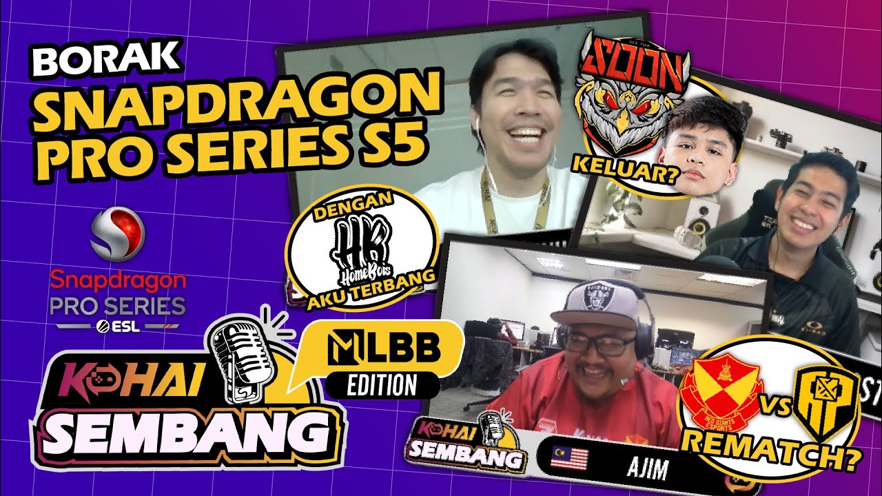 REMATCH SELANGOR RED GIANTS dengan FALCONS AP.BREN | KOHAI Sembang MLBB ...