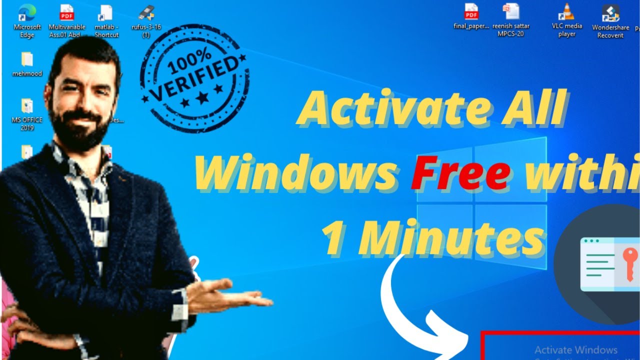 How To Activate Windows 10 Free | Windows 10 Activate Kaise Karen ...