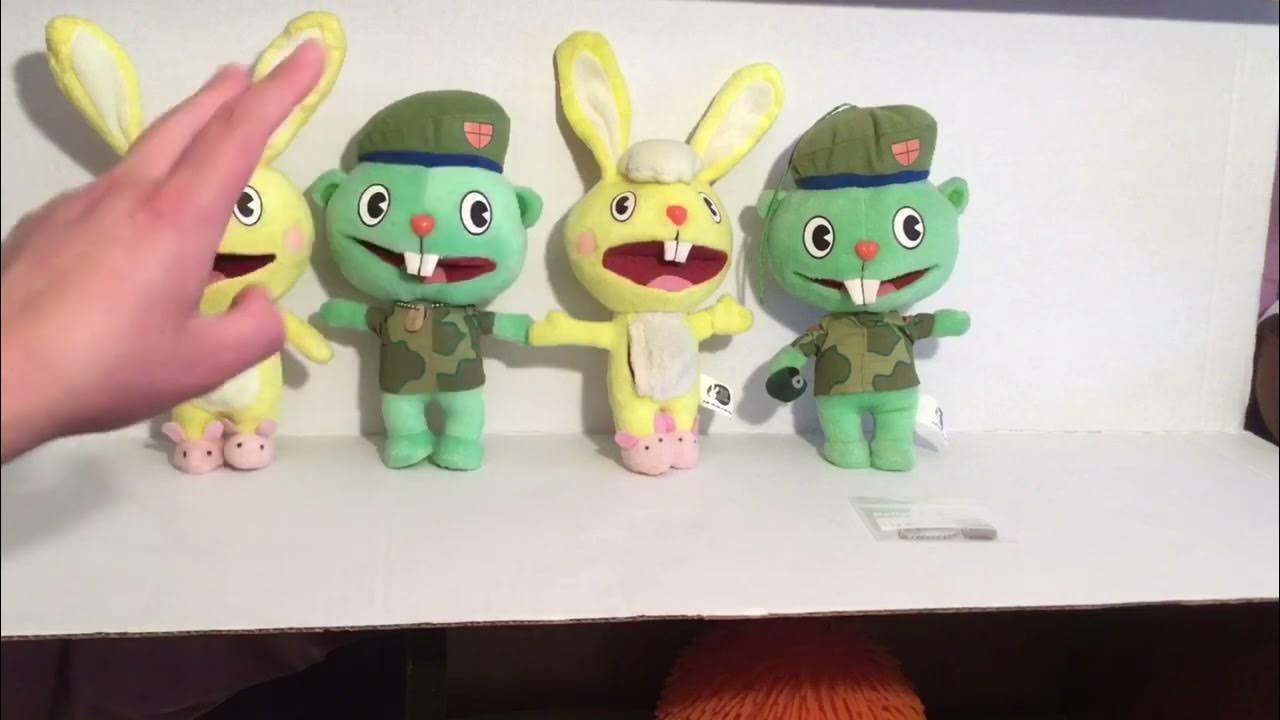 Happy Tree Friends Cuddles Plush (Play by Play) Review - YouTube
