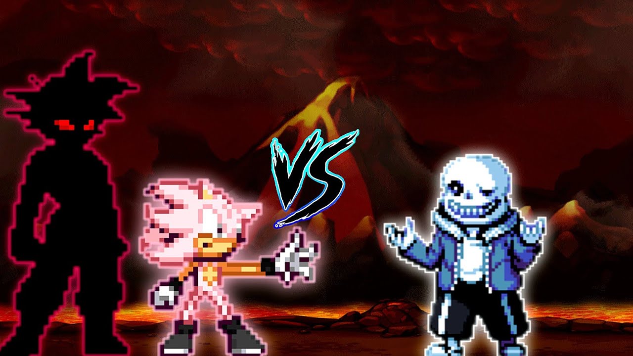 Goku Black SSR V2 OP & Sonic Black V2 OP VS Classic Sans V3 OP in ...
