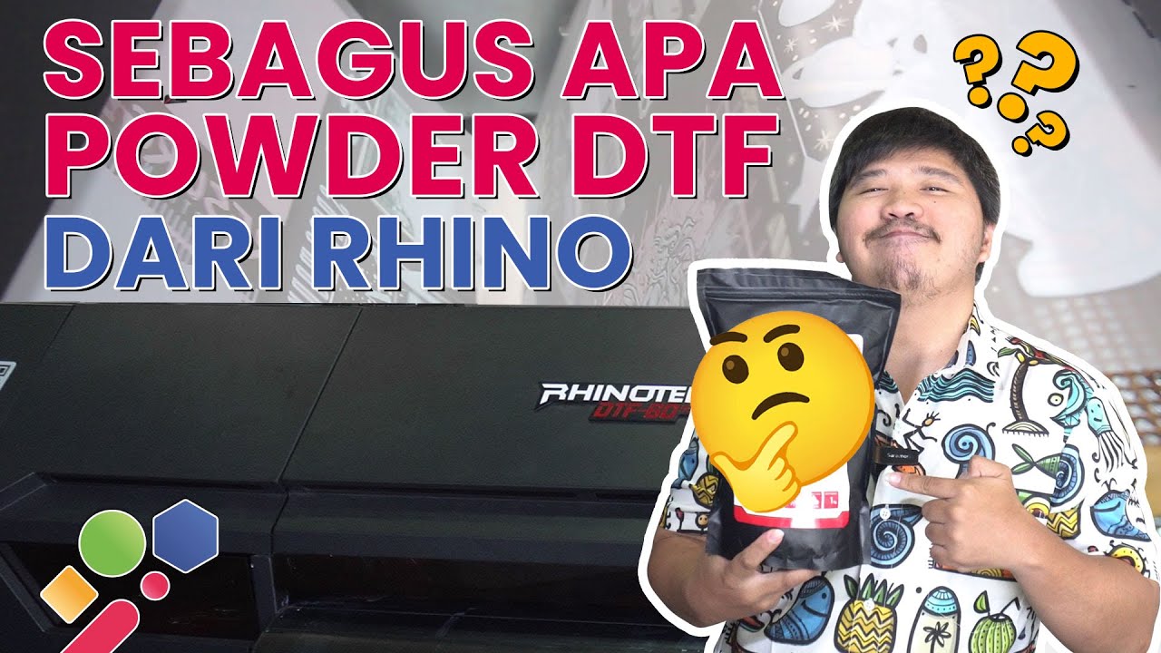 REVIEW POWDER DTF RHINO - YouTube