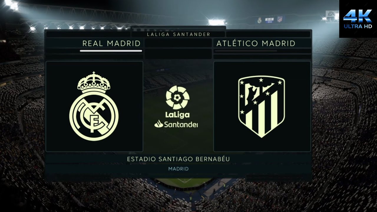 FIFA 20 Gameplay |Real Madrid Vs Atletico Madrid| (Ps4 Ultra 4K) - YouTube