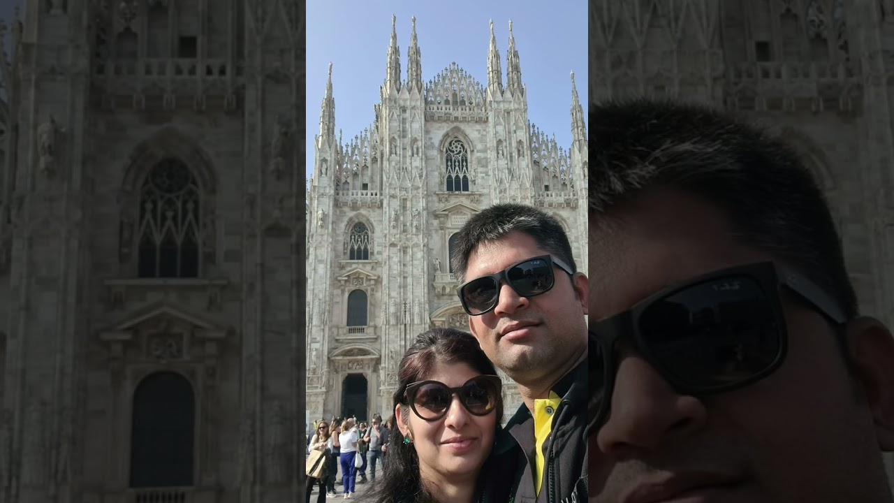 Italian Duomo Square # Milan # Italy#short #youtubeshorts #europe # ...