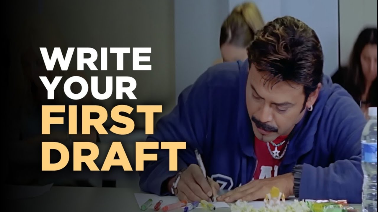 Write your FIRST DRAFT | Screenwriting Basics - YouTube