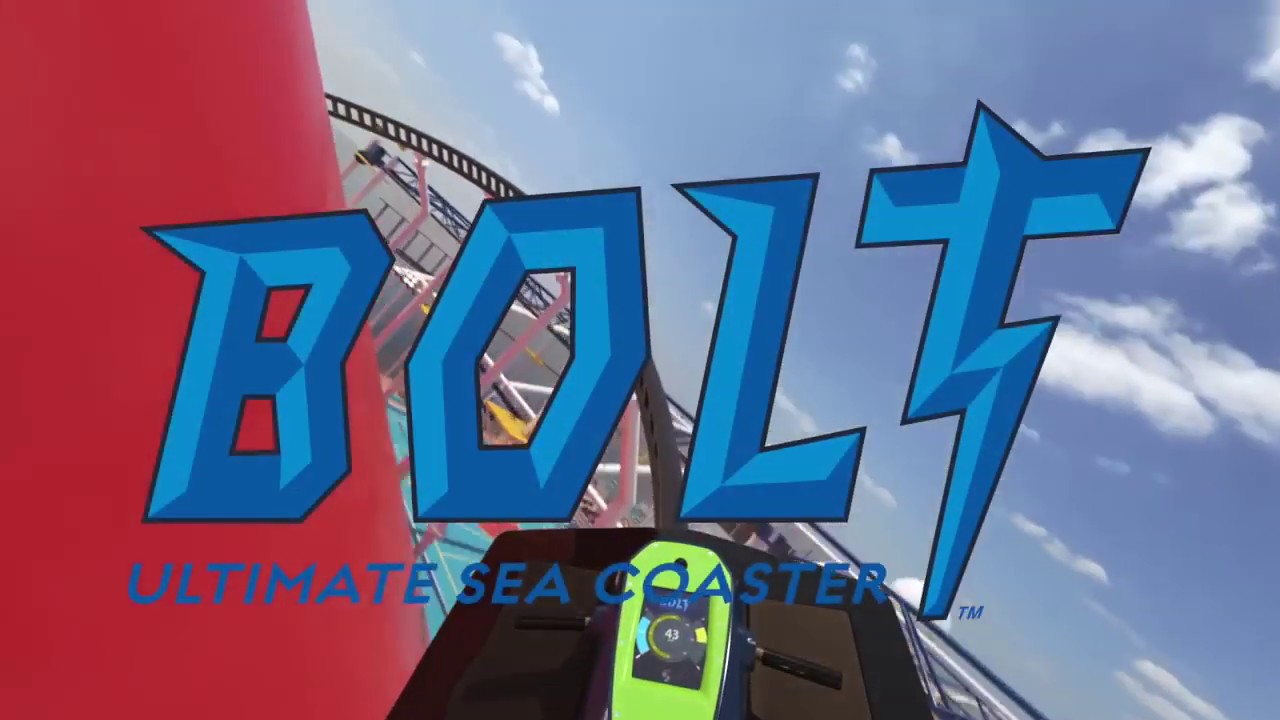 BOLT™ - World's First Roller Coaster at Sea! - YouTube