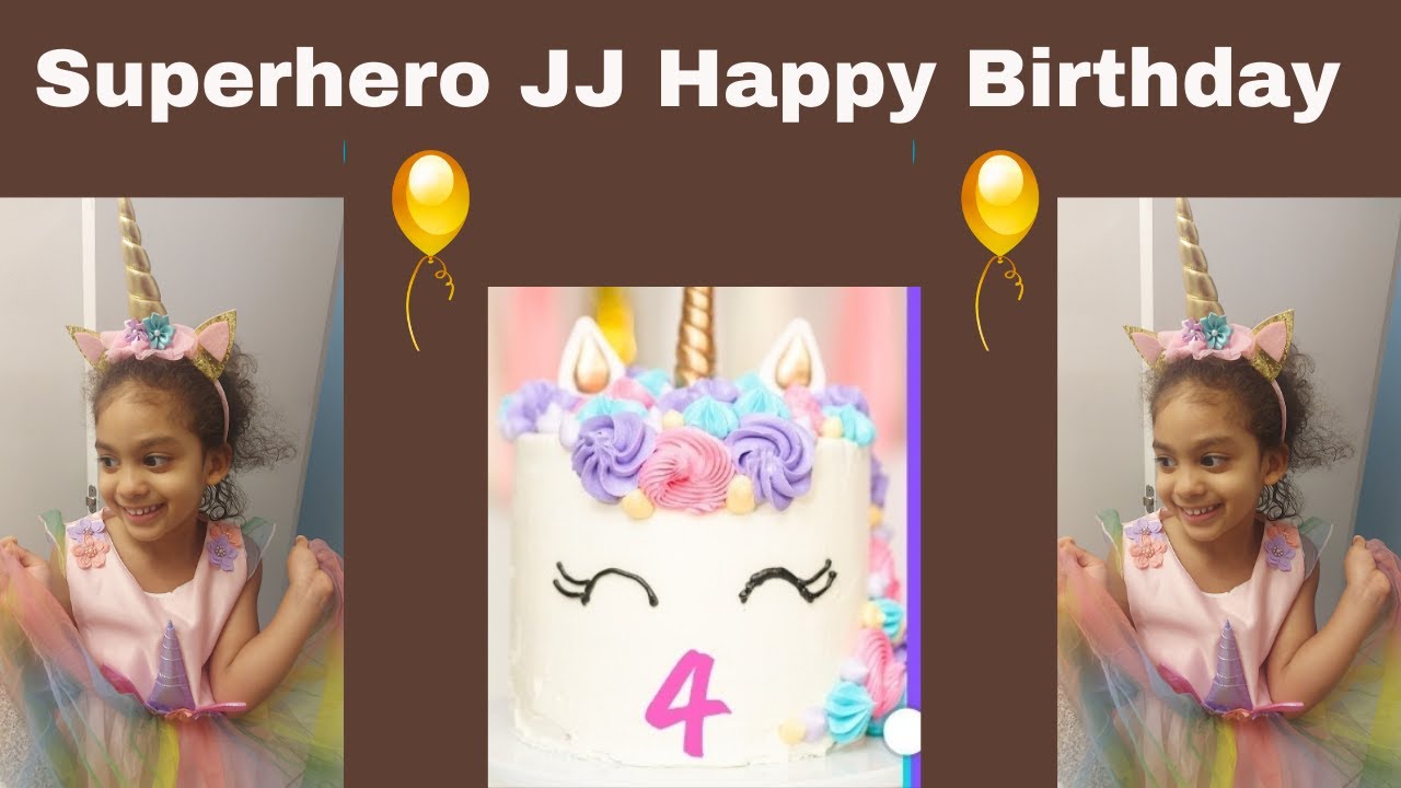 Happy Birthday Superhero JJ | Superhero JJ Kids Channel | Best Birthday ...