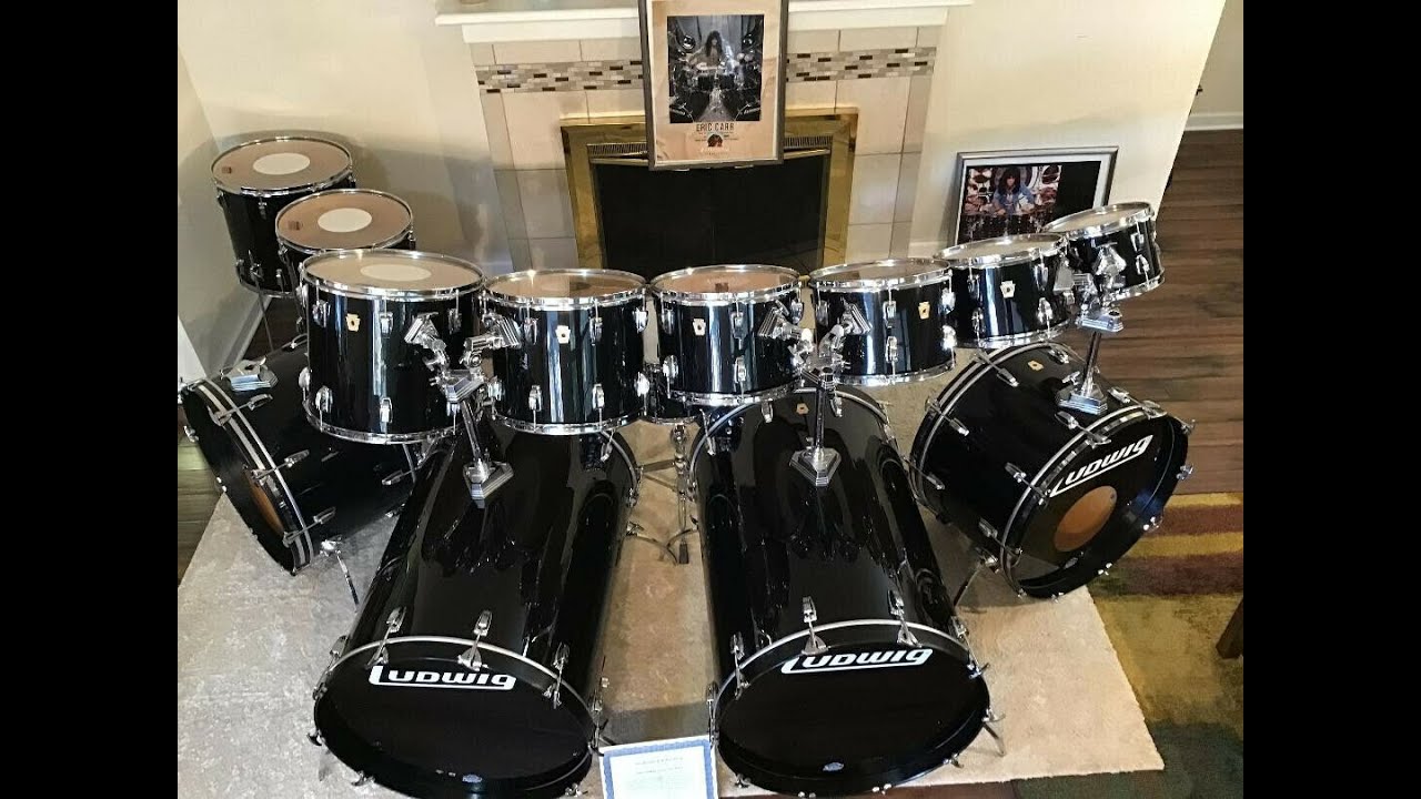 Eric Carr of Kiss Ludwig Drum Set for Sale 35,000 $ - YouTube