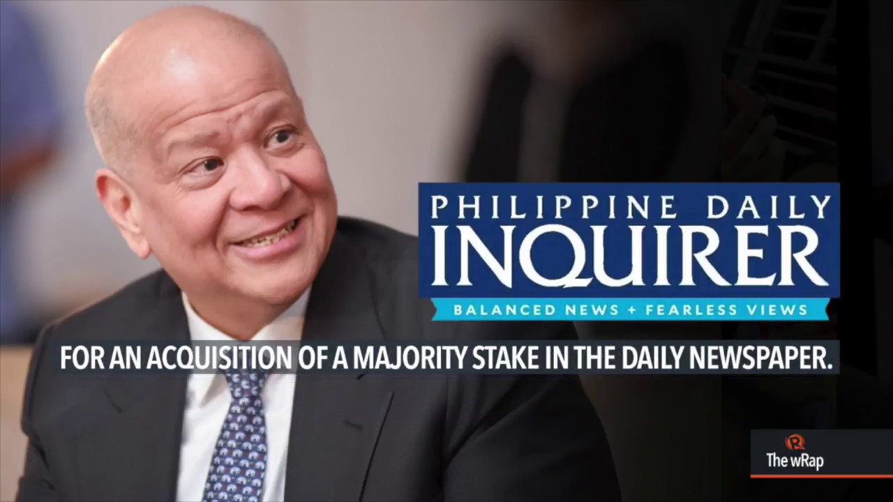 Ramon Ang in talks with Prietos for majority stake in Inquirer - YouTube