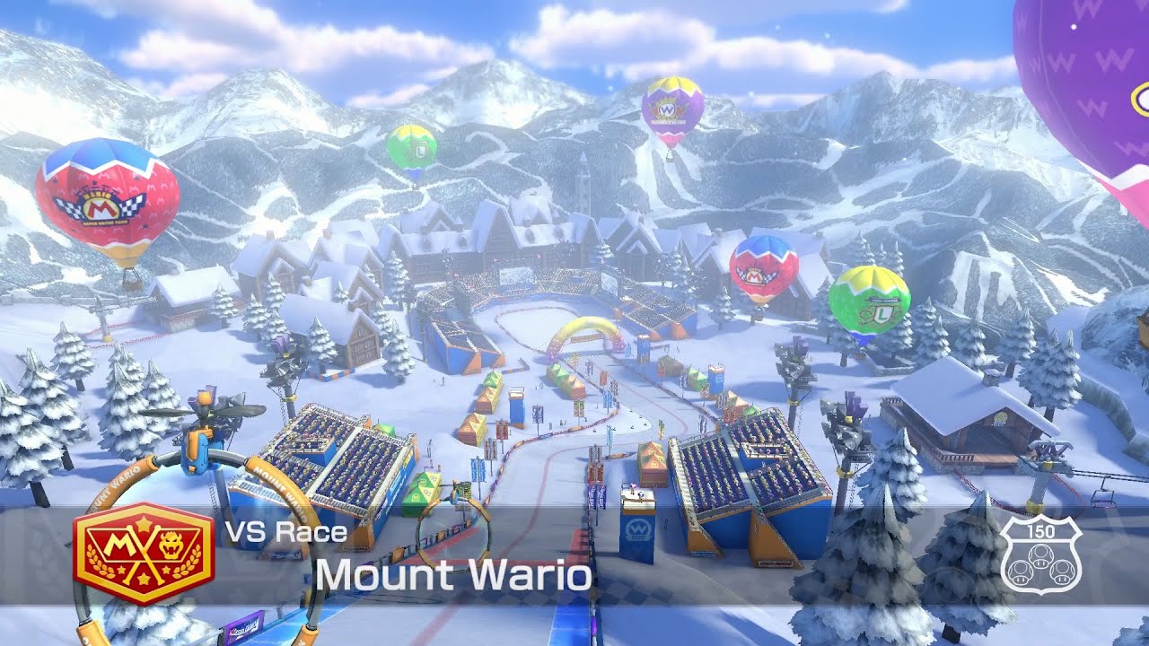 Mario Kart 8 Deluxe - Mount Wario [1080 HD] - YouTube