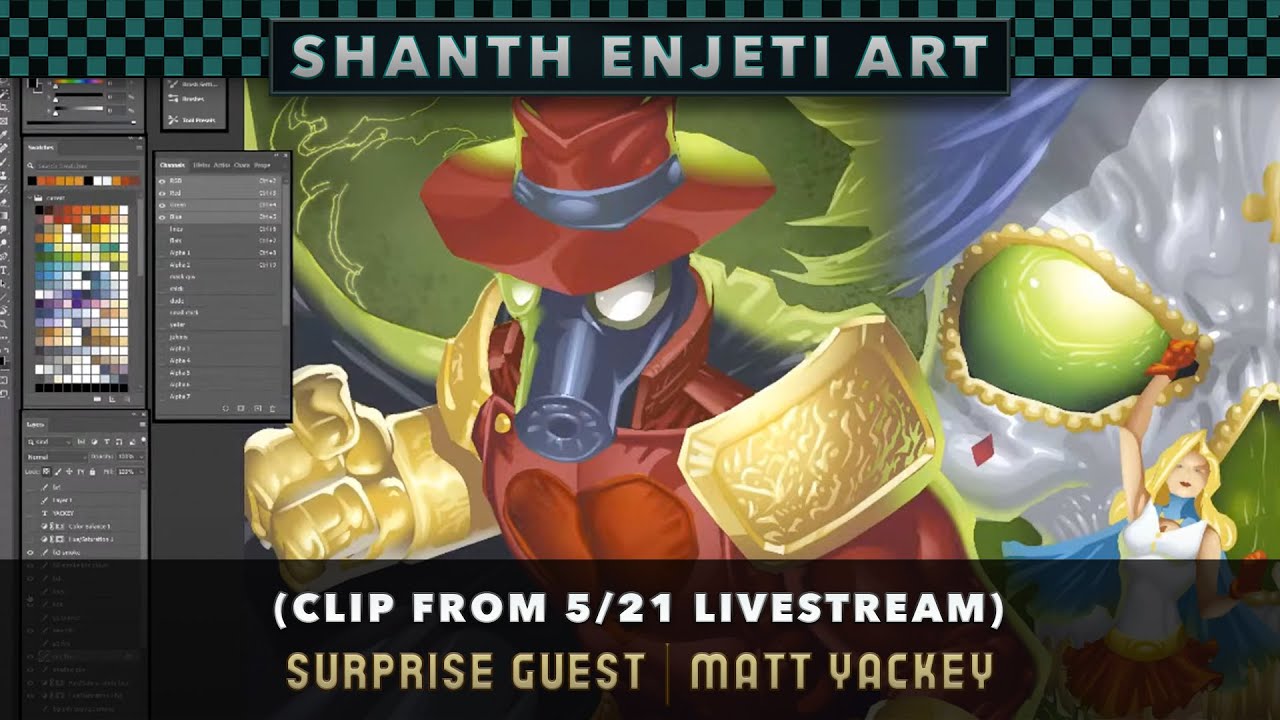 Shanth Enjeti Art | CLIPS! MATT YACKEY | Comic Book Color Secrets - YouTube