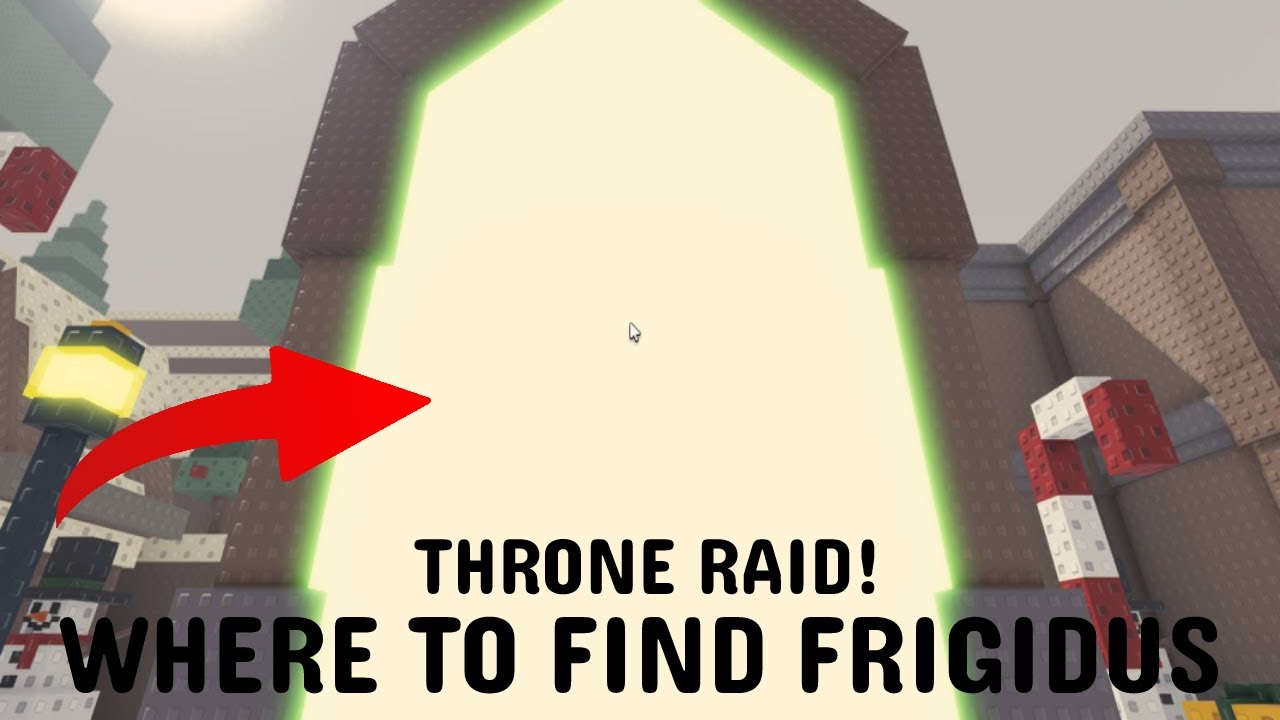 WHERE TO FIND THE FRIGIDUS THRONE RAID in Shadovis RPG - YouTube
