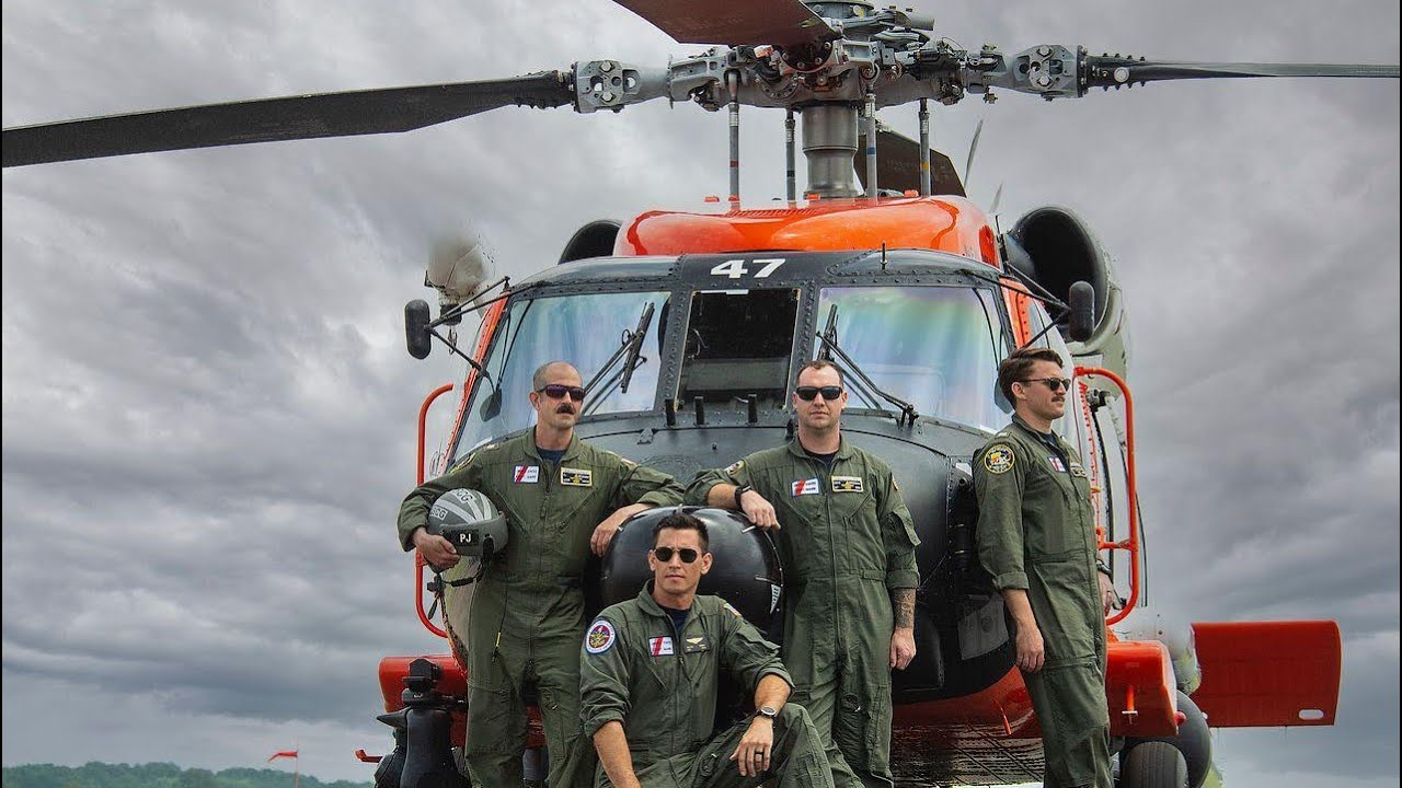 USCG Air Station New Orleans Hail and Bail 2024 - YouTube