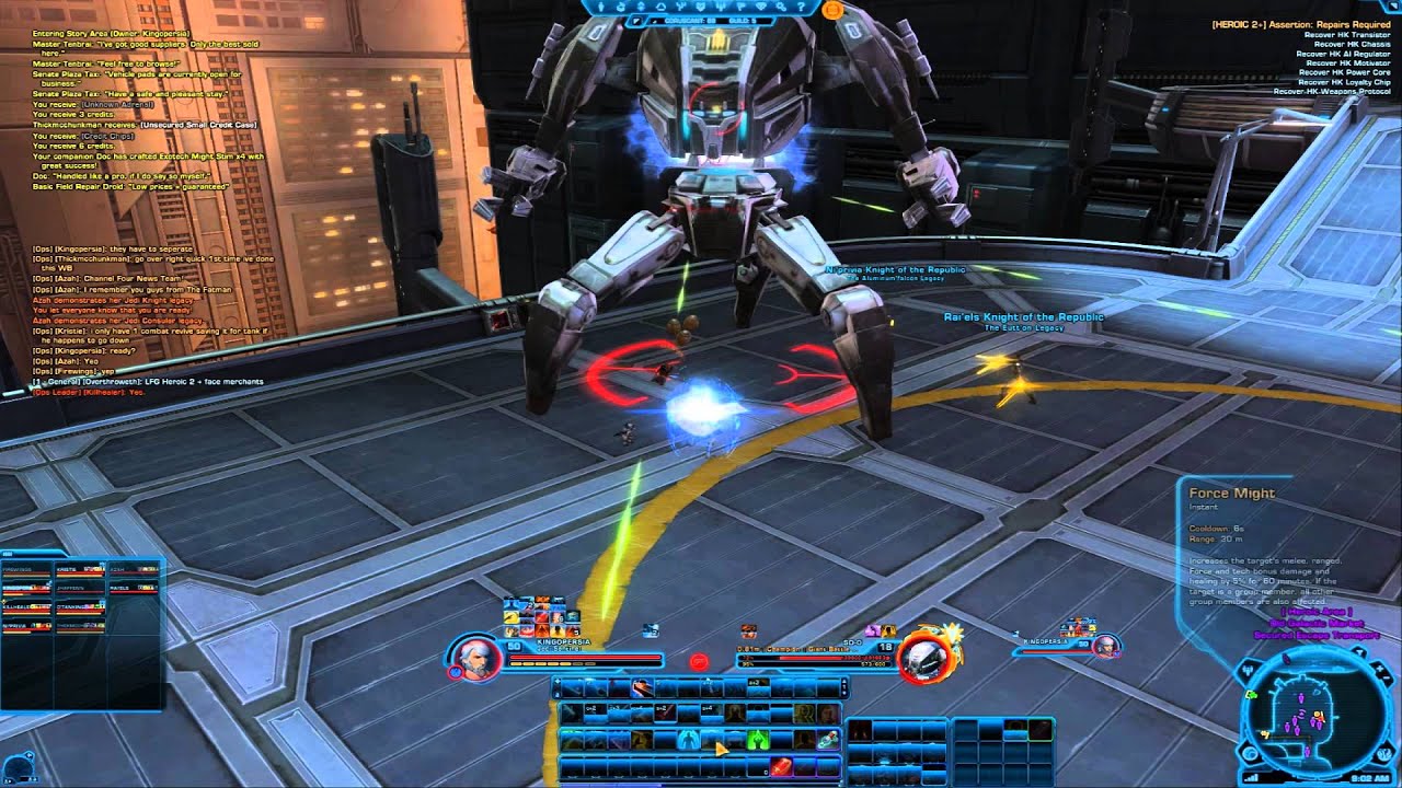 SWTOR Stuff - Coruscant World Boss SD - 0 11 / 17 / 12 - YouTube
