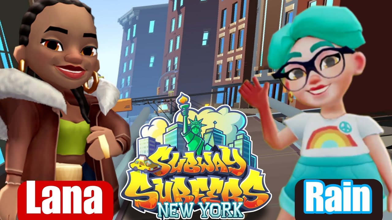 Subway Surfers New York 2023: Special Pride Lana and Rain - YouTube