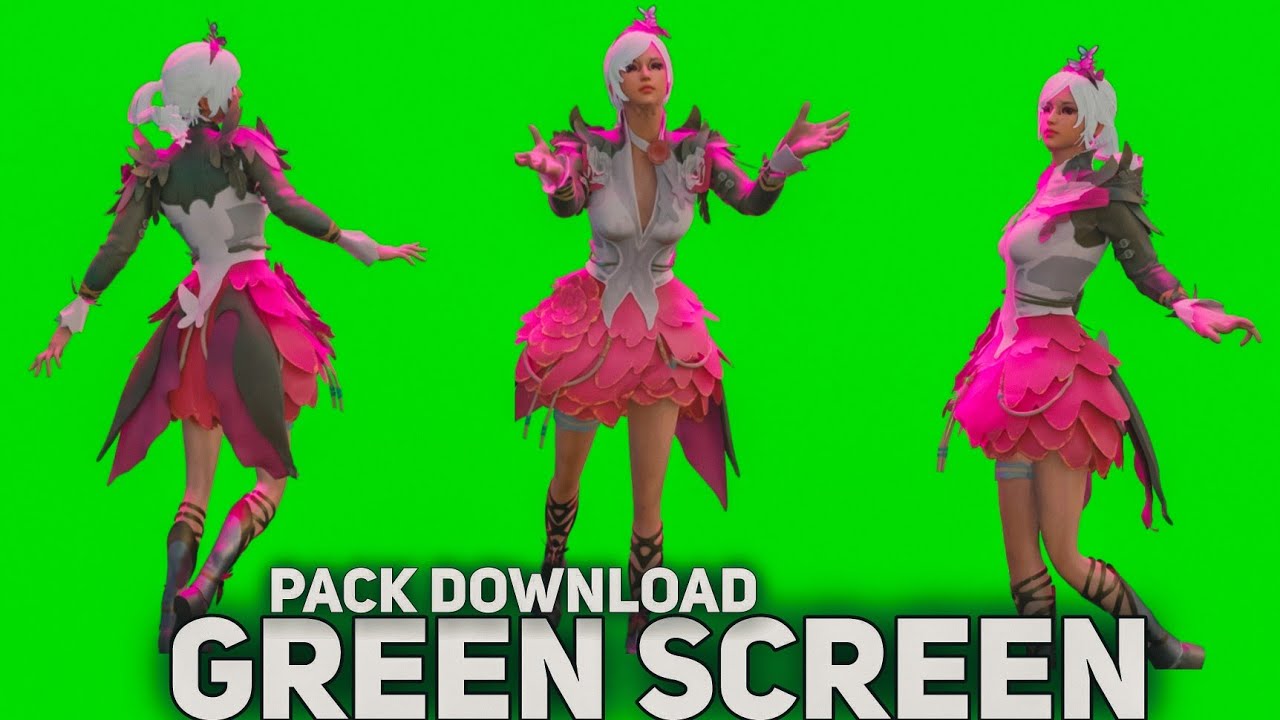 GREEN SCREEN BGMI CHARACTER | BGMI CHARACTER PNG PACK | BGMI 3D ...