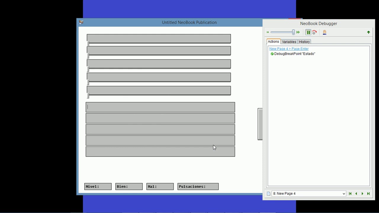 CREACIÓN DE UN PROGRAMA DE MECANOGRAFÍA CON NEOBOOK O VISUALNEO WIN VÍDEO 11 - YouTube