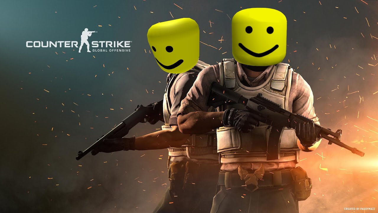 Playing Roblox CS:GO - YouTube
