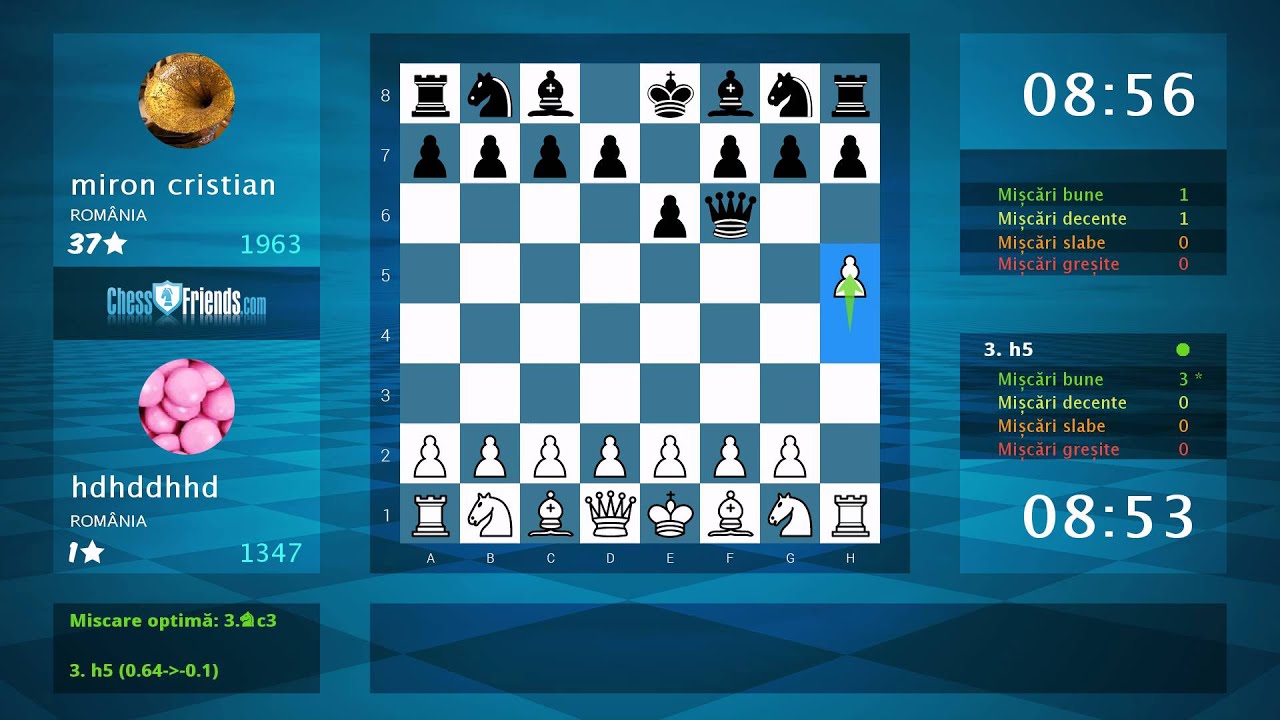 Chess Game Analysis: hdhddhhd - miron cristian : 0-1 (By ChessFriends ...