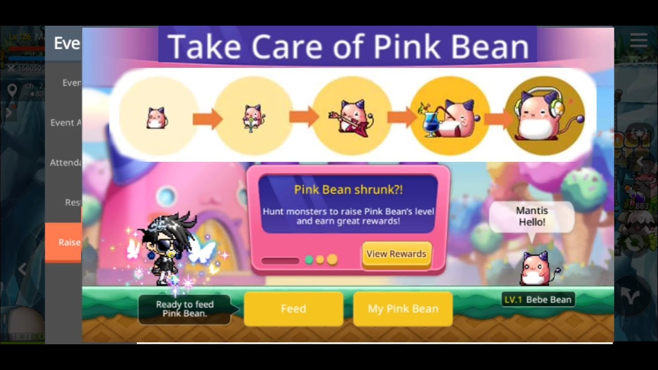 New Take Care of Pink Bean Event! Maplestory M - YouTube