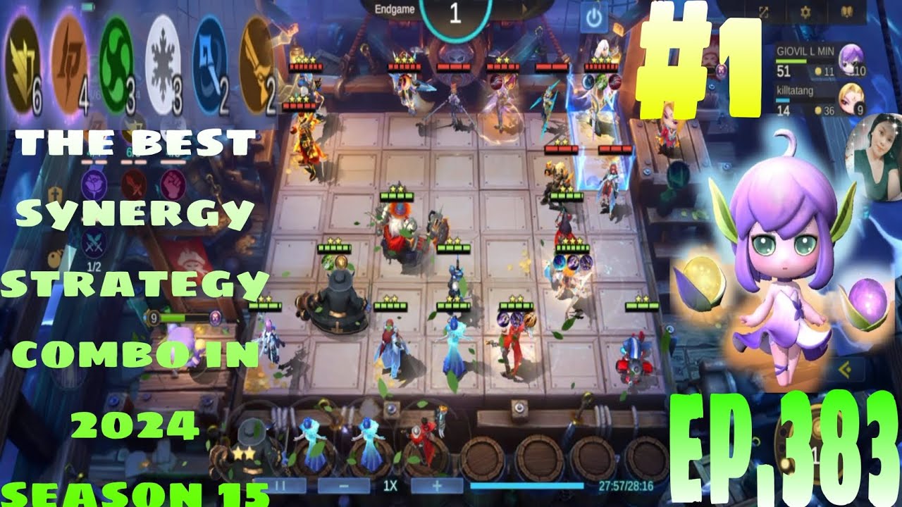 EP. 383 | HYPER FREYA SABER | RYA SKILL 1 | MLBB MAGIC CHESS | S15 ...