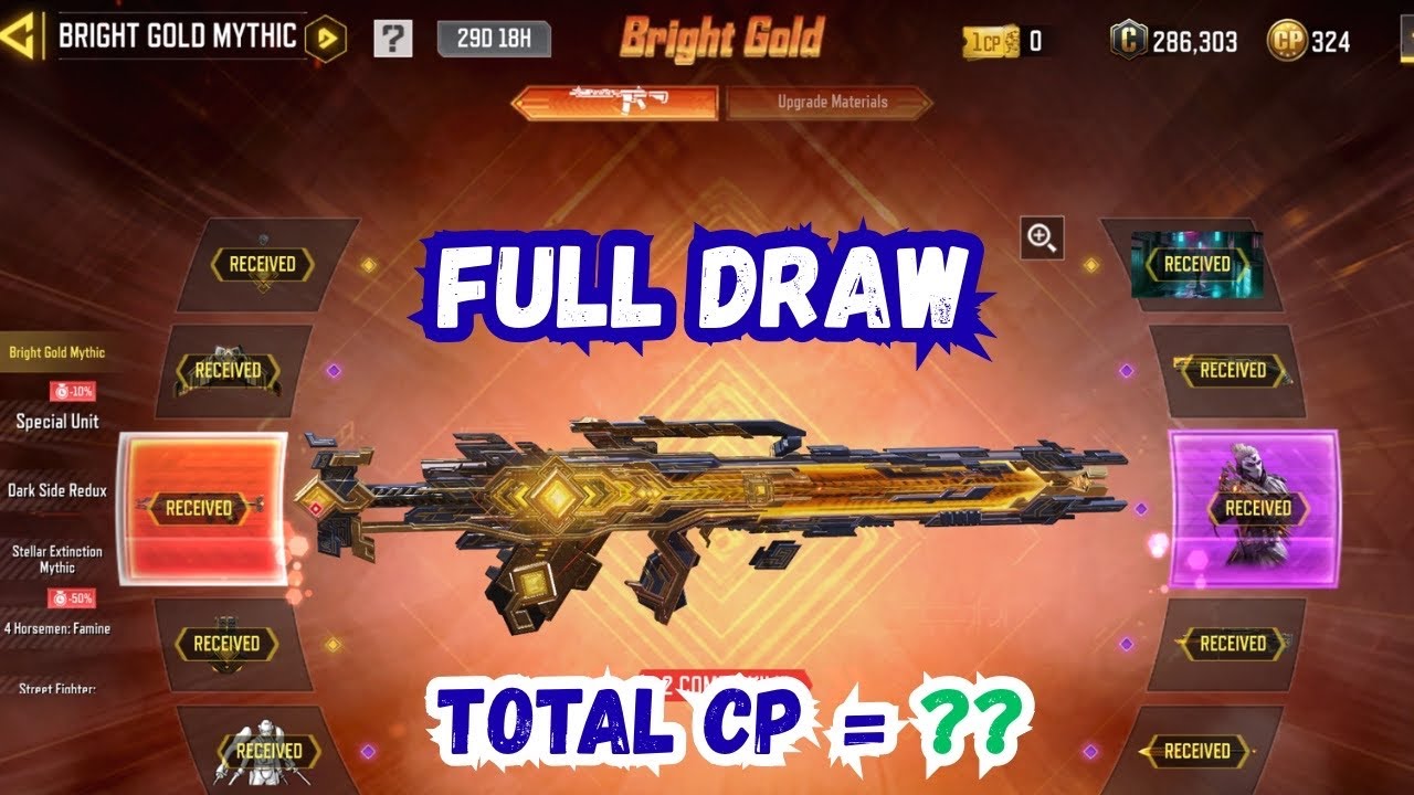Taking Mythic FFAR1-Bright Blade Full Draw💕BRIGHT GOLD MYTHIC DRAW💕CALL ...