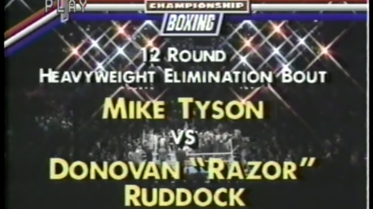 Mike Tyson vs Donovan Ruddock 1 | Heavyweight Bout | March 18, 1991 ...