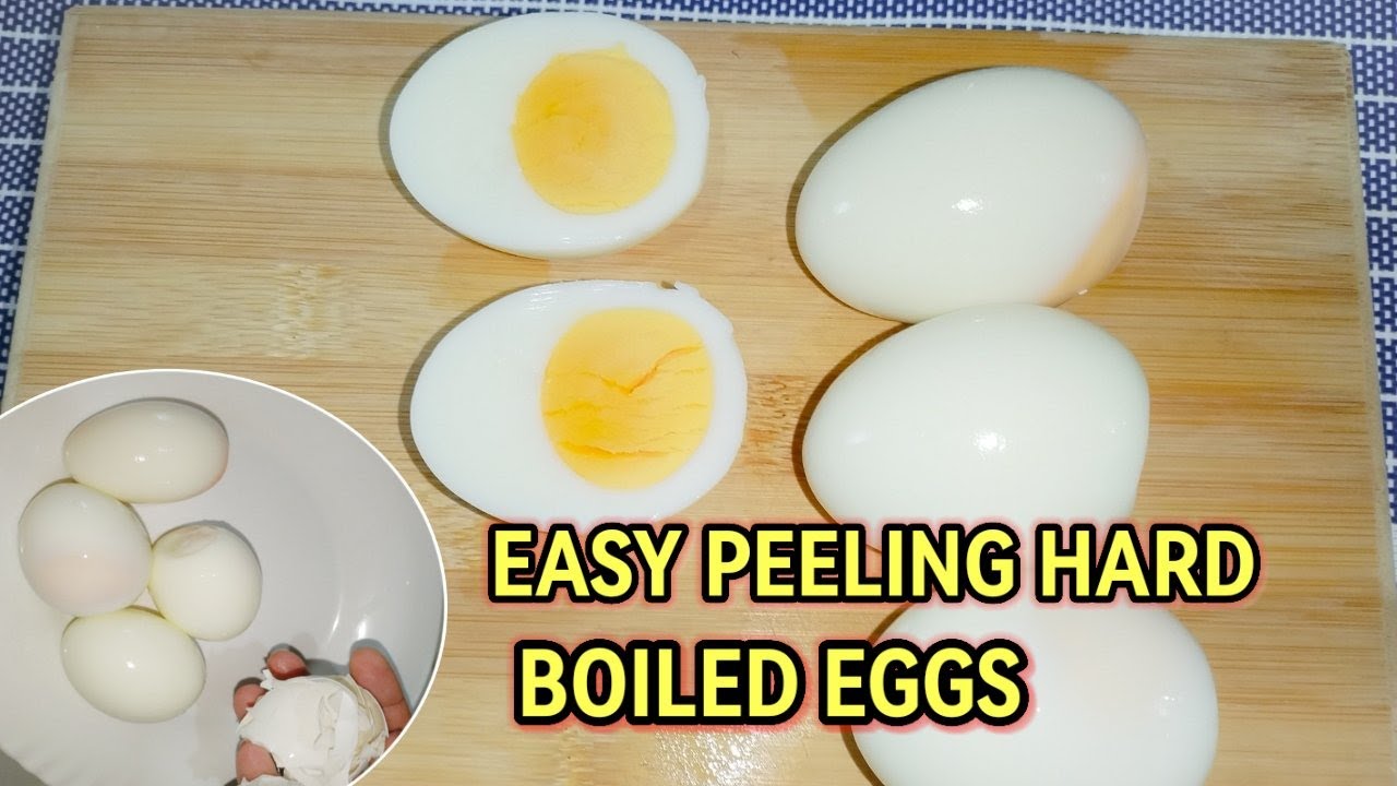 How to make perfect boiled egg | easy peel hard boiled eggs - YouTube