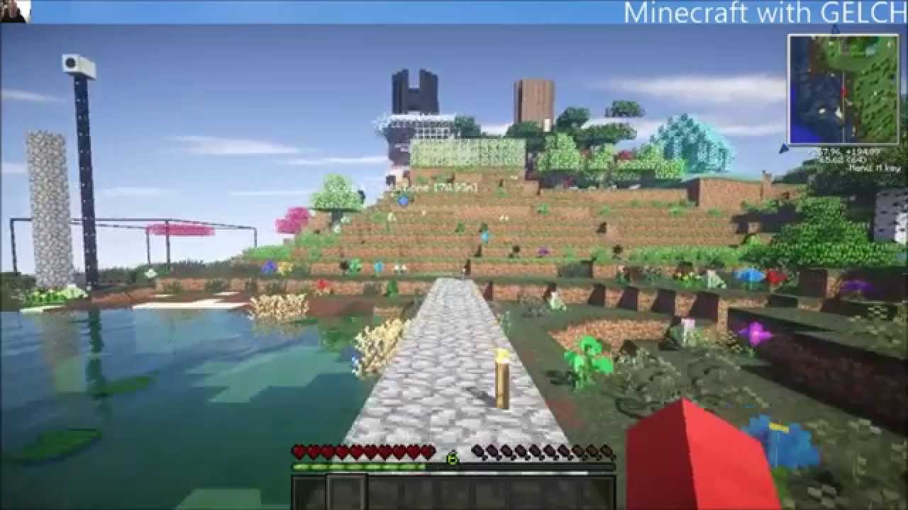 Minecraft with GELCH... Fancy Pants Shaders (Lacto 002) - YouTube