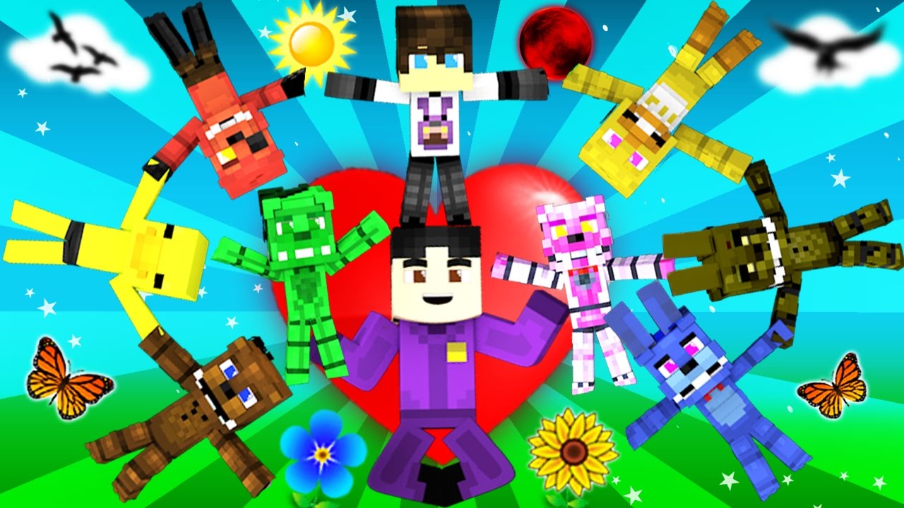 Minecraft - FNAF World REMASTERED - Night 1 - YouTube