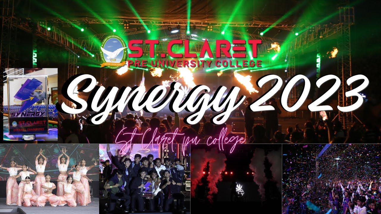 Synergy 2023 | Namma Claret | intercollegiate fest | Claret Media Club ...