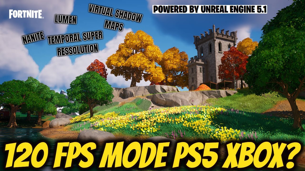 FORTNITE 120 FPS Mode Chapter 4 Season 1 - YouTube