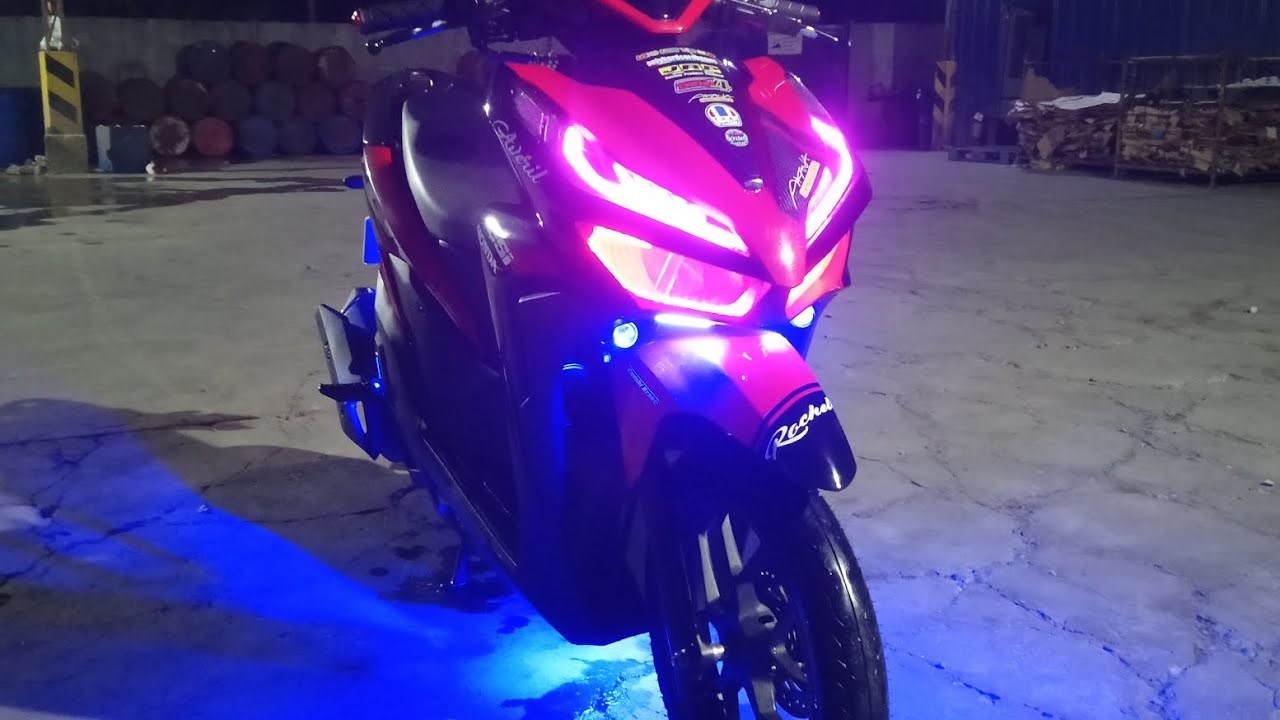 honda click 125i install running lights, underglow, #underglow , # ...