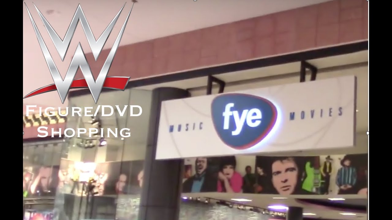 WWE Figure/DVD Shopping at FYE - YouTube