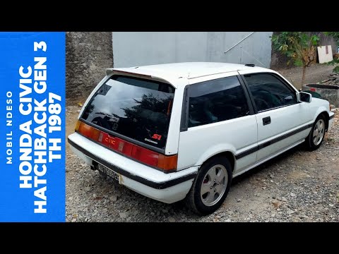 Honda civic wonder hatchback th 1987 | sedan 2 pintu | civic gen 3 | sb3 | civic coupe