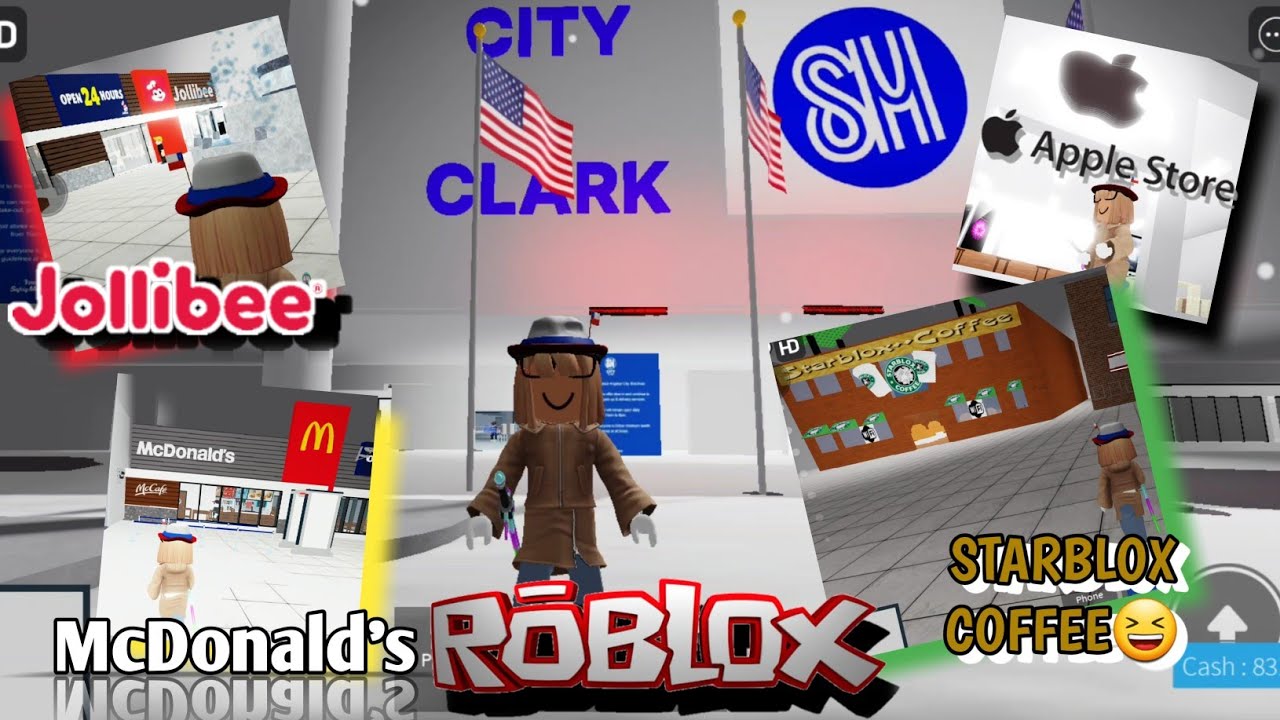 ROBLOX SM CITY CLARK PAMPANGA , JOLLIBEE, MCDO, APPLE STORE, ETC # ...