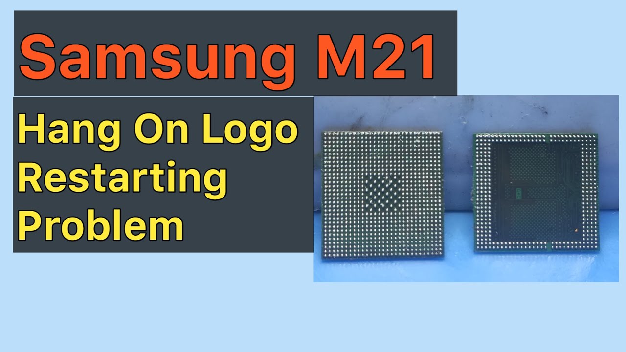 Samsung M21 Hang on logo restarting problem solution - YouTube