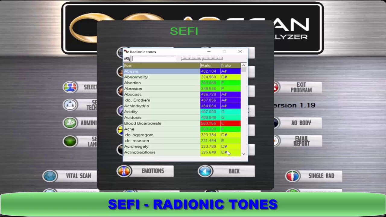 AO Scan Remote Unit Raidonic Tones - YouTube