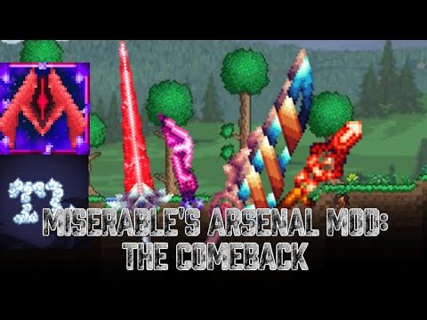 TL Pro/Terraria mobile mod revival teaser : Miserable's Arsenal Mod ...