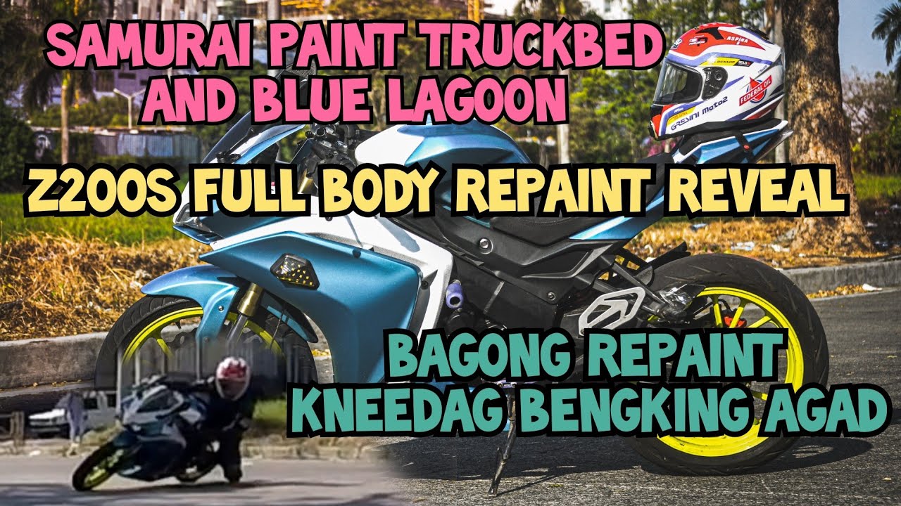 SAMURAI FULL BODY REPAINT TRUCKBED AND BLUE LAGOON, MOTORSTAR Z200S ...