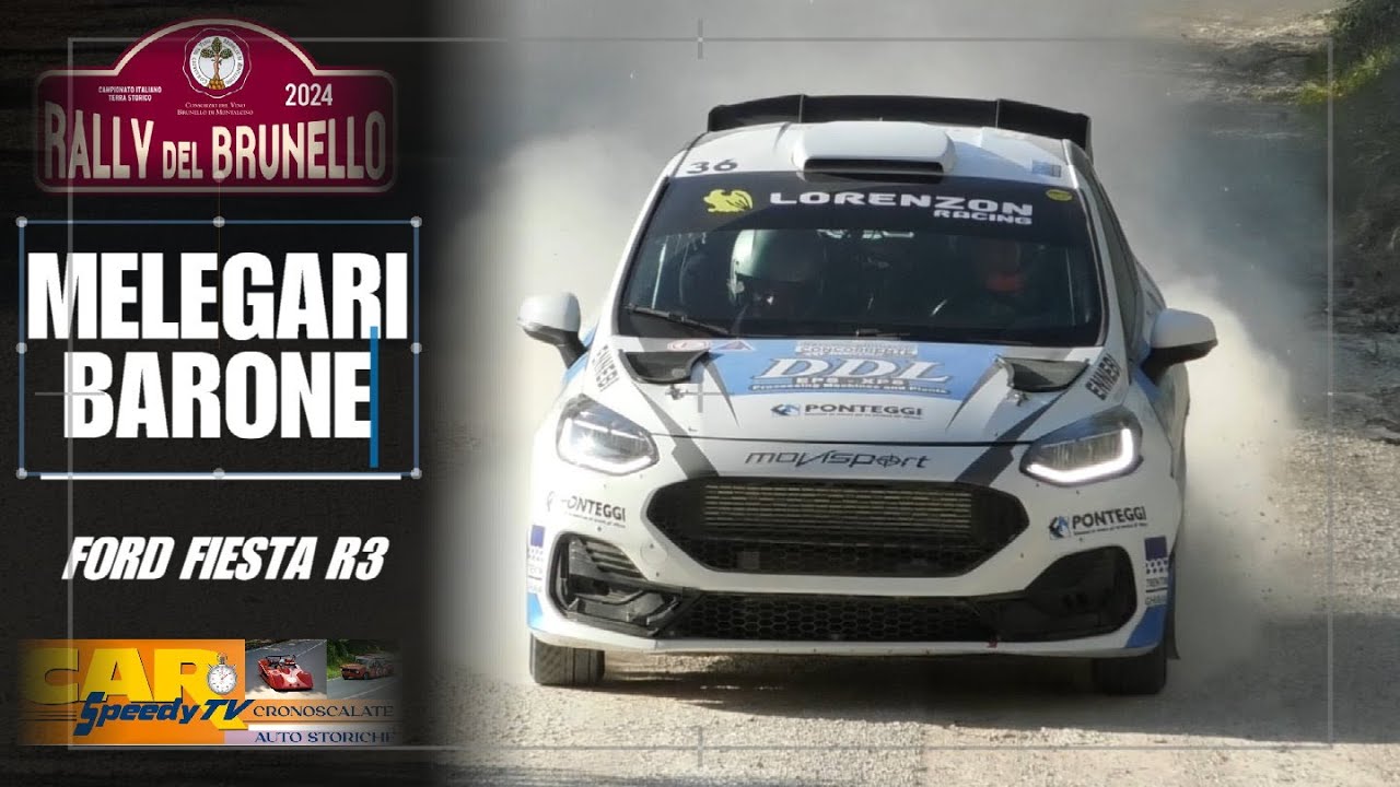 Rally del Brunello 2024 || Melegari-Barone || Ford Fiesta R3 - YouTube