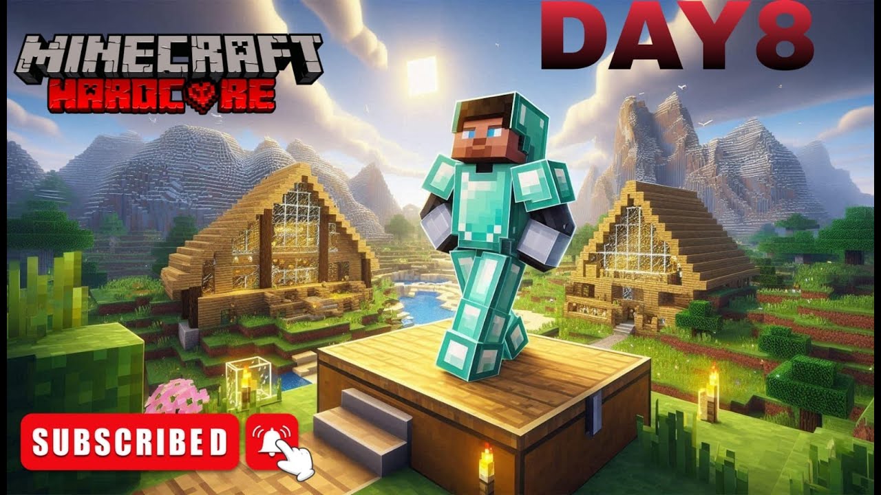 Minecraft Hardcore Series - Day8 LIVE! - YouTube