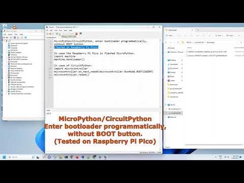MicroPython/CircuitPython, enter bootloader programmatically, without BOOT button. Raspberry Pi ...