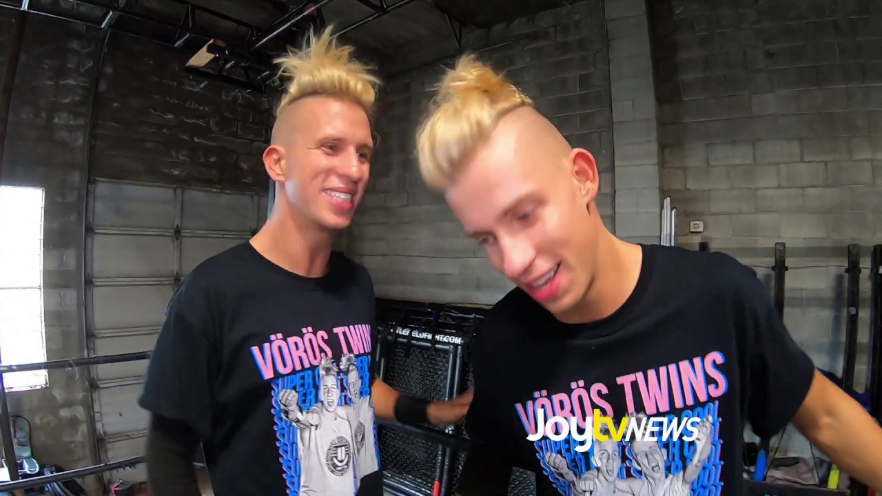 JoytvNews - Return of Pro Wrestle 'Voros Twins' - YouTube