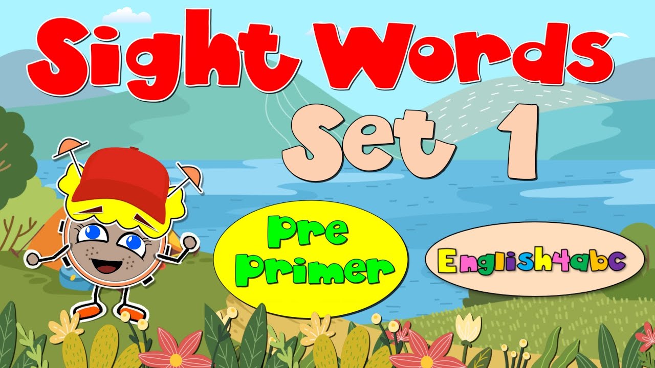 Sight Words / Set 1 / Pre Primer / and, big, jump, find, down, funny ...