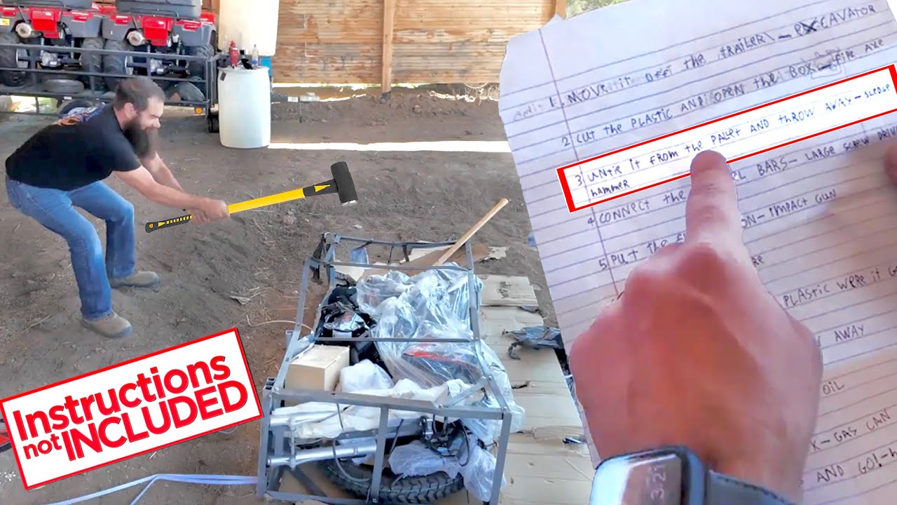 Assembling NEW Motorcycle With Instructions From A CHILD! - YouTube