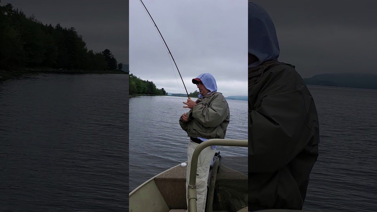 Fishing Spednic Lake in Maine for Smallmouth Bass - YouTube