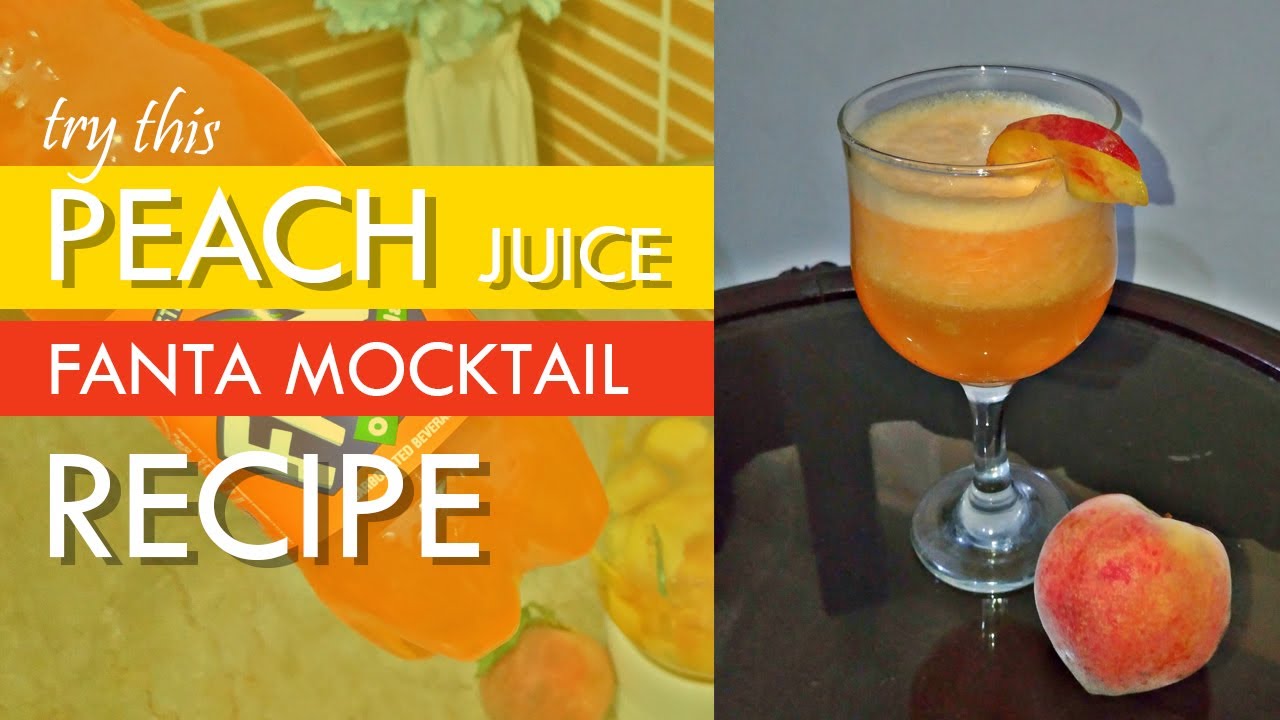 Peach Juice Fanta Mocktail Recipe | Double Layer Drink | A MUST TRY ...