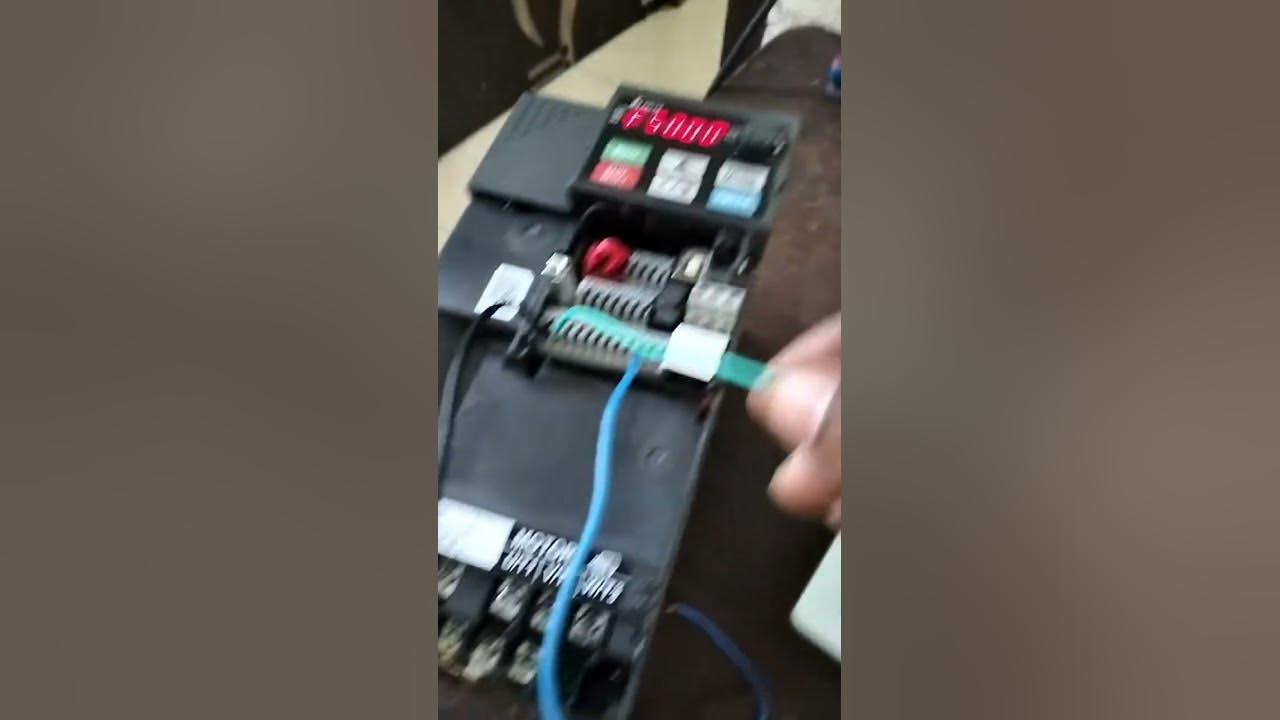 Delta VFD Jog Forward & Reverse Push Button Wiring - YouTube