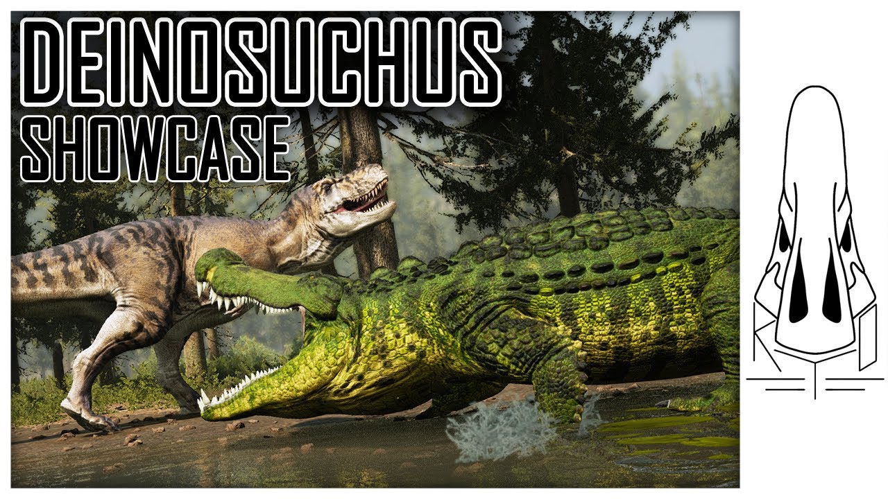 Deinosuchus Tester Showcase | Path of Titans KTO Mods - YouTube